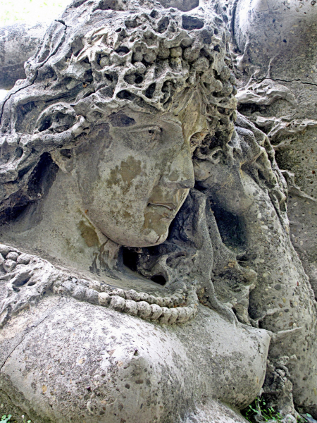 Mermaid statues in Montagnola Park - Bologna, Italy