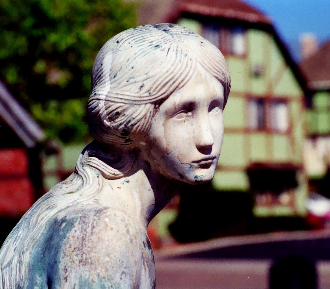 The Little Mermaid statue in Solvang, California - Mermaids of Earth