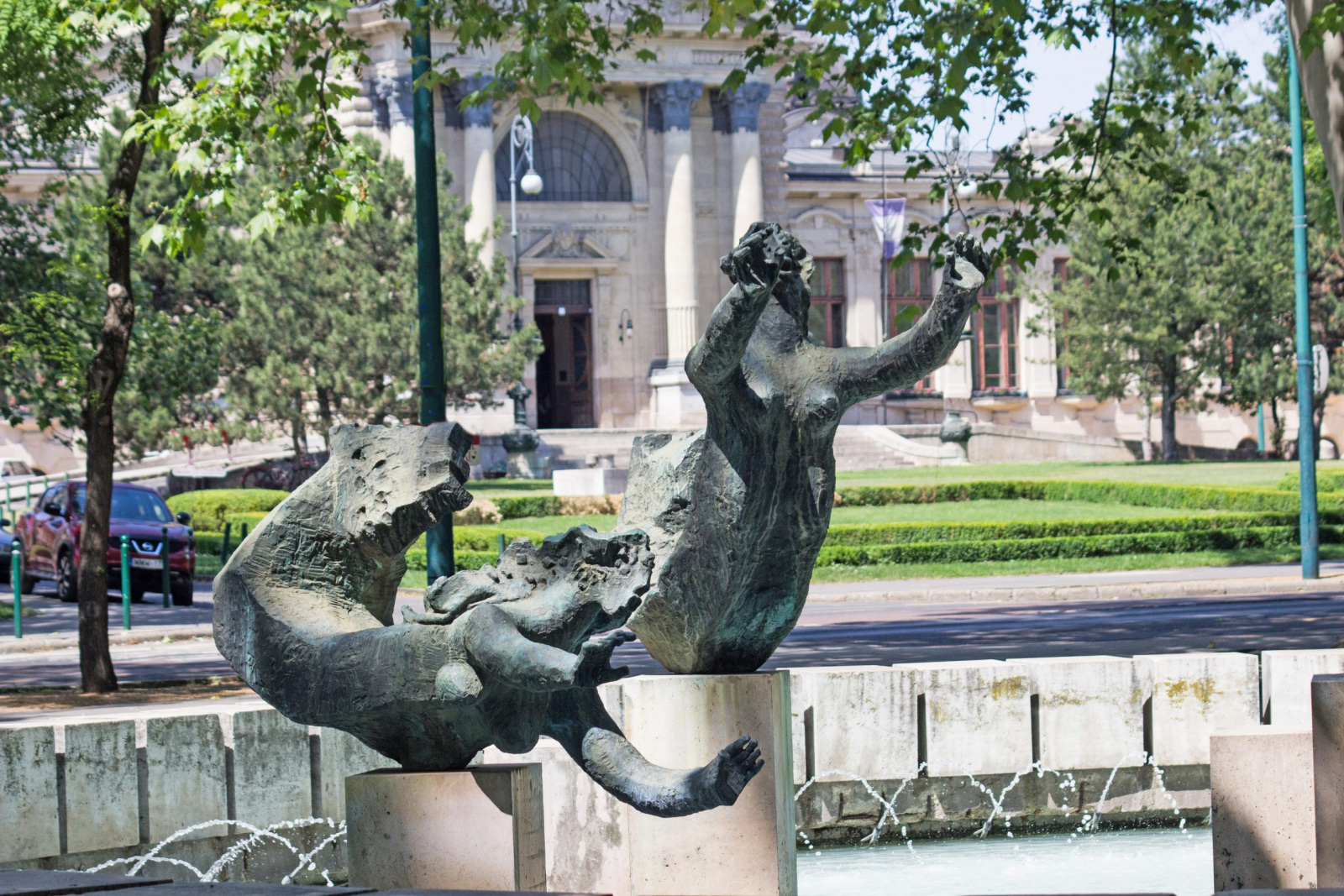 Mermaid Fountain in Budapest, Hungary